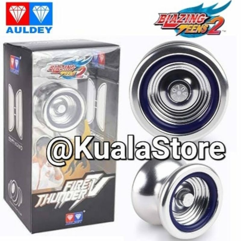 Jual YOYO AULDEY ORIGINAL BLAZING TEENS FIRE THUNDER V METAL CHAMPION HQ KUALA STORE | Shopee ...