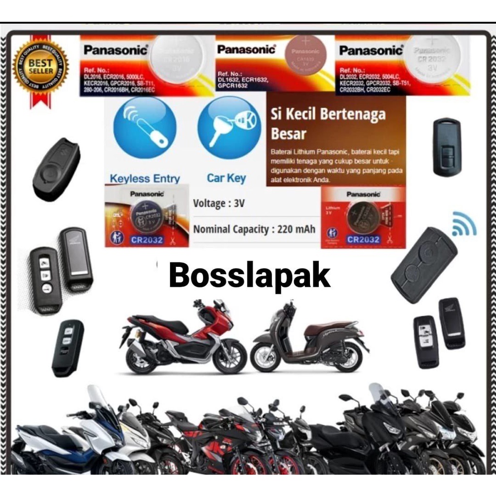 Jual Baterai Remote Keyless Yamaha NMAX XMAX LEXI AEROX Original ...
