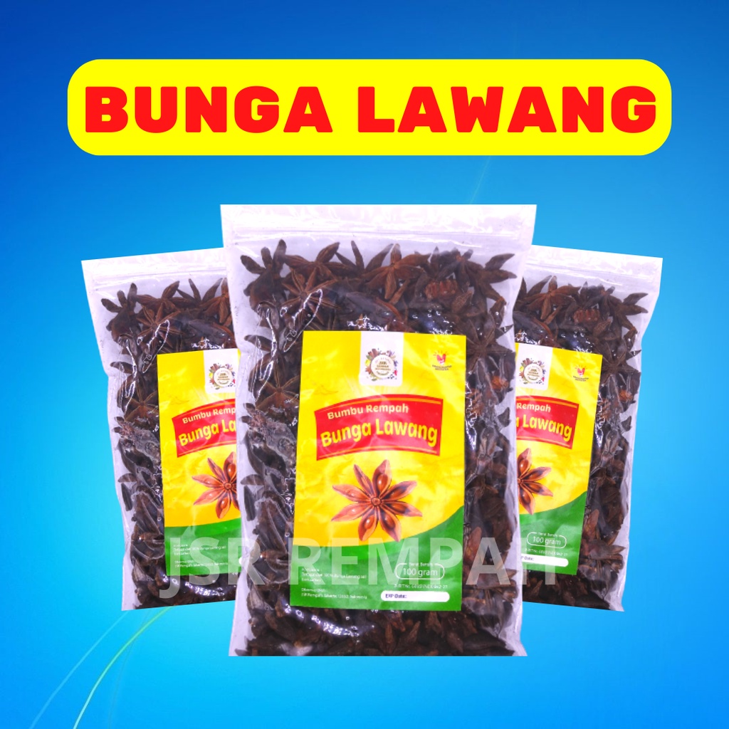 Jual Jsr Rempah Bunga Lawang Star Anise Pekak 100 Gram | Shopee Indonesia