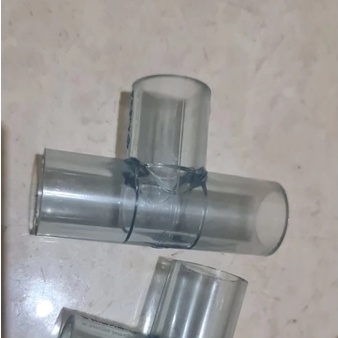 Jual RUCIKA TEE TRANSPARAN 1/2" 3/4" TEE TRANSPARAN 3/4" PIPA 1/2 ...