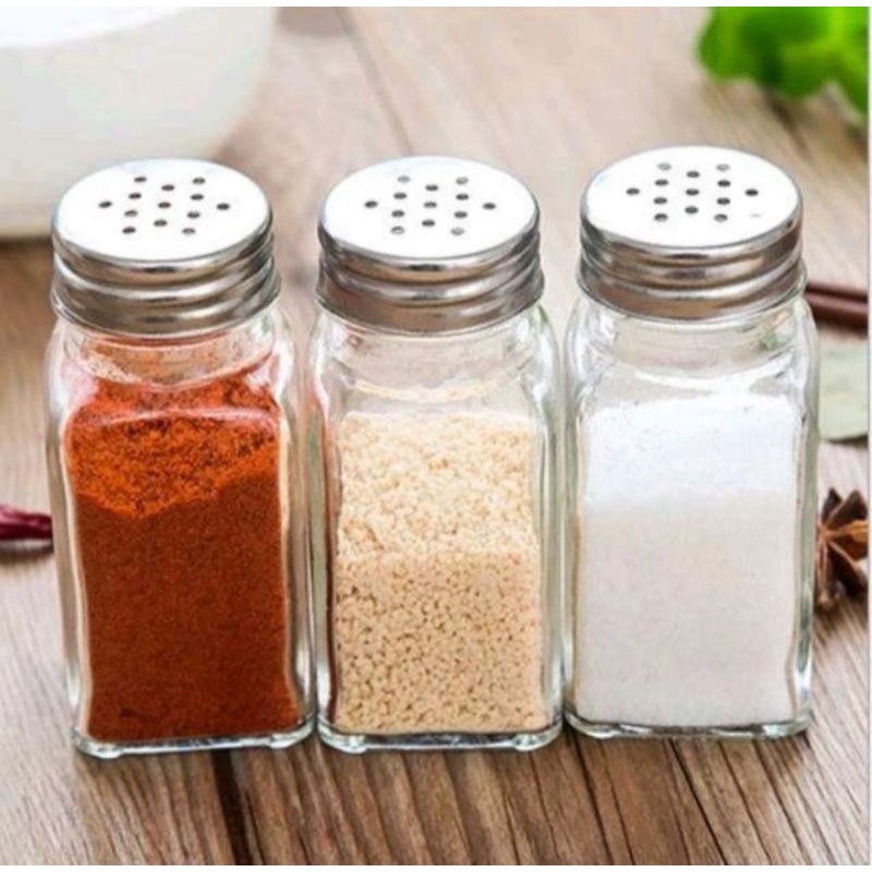 Jual botol bumbu kaca botol kaca botol garam gula botol dapur | Shopee ...