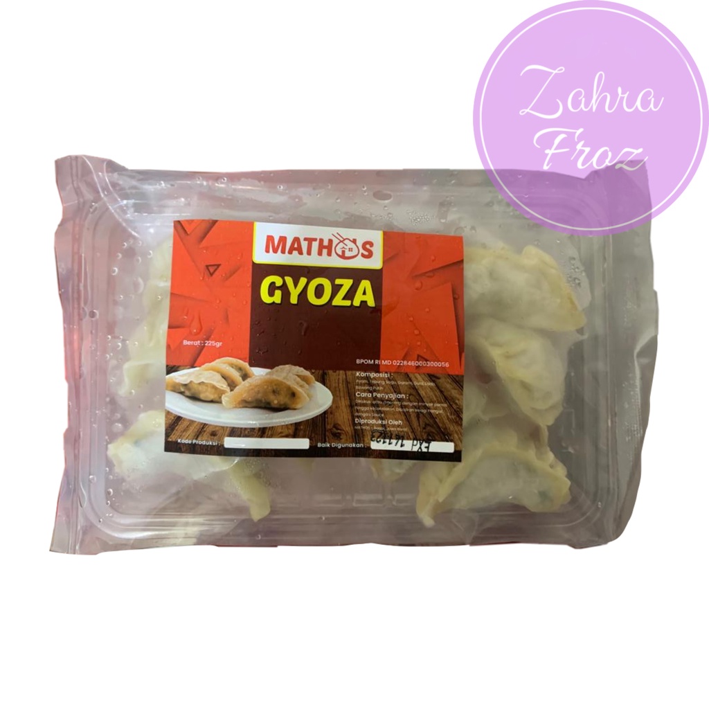Jual MATHOS GYOZA 225 GR | Shopee Indonesia