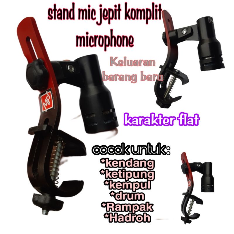 Jual stand mic jepit kendang | Shopee Indonesia