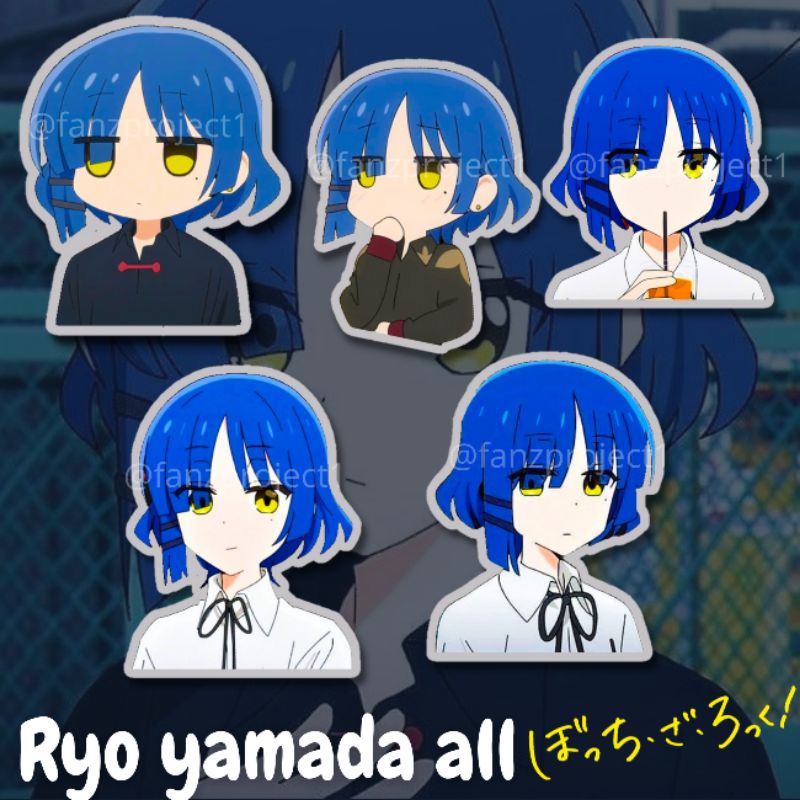 Jual STICKER ANIME RYO YAMADA BOCCHI THE ROCK! (WATERPROOF) | Shopee ...