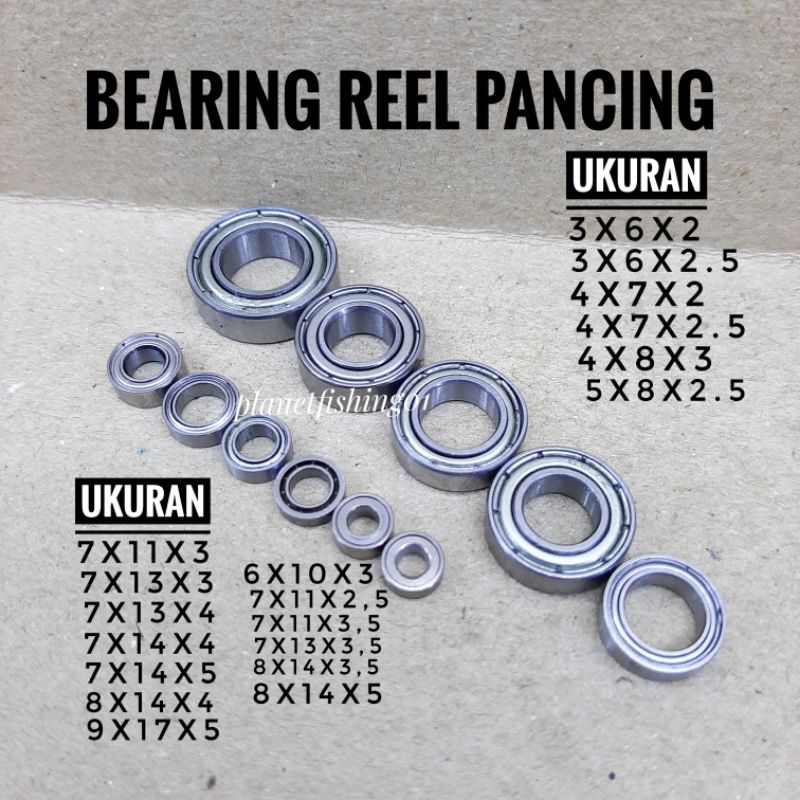 Jual bearing reel pancing / bearing line roller / bearing pinion gear ...