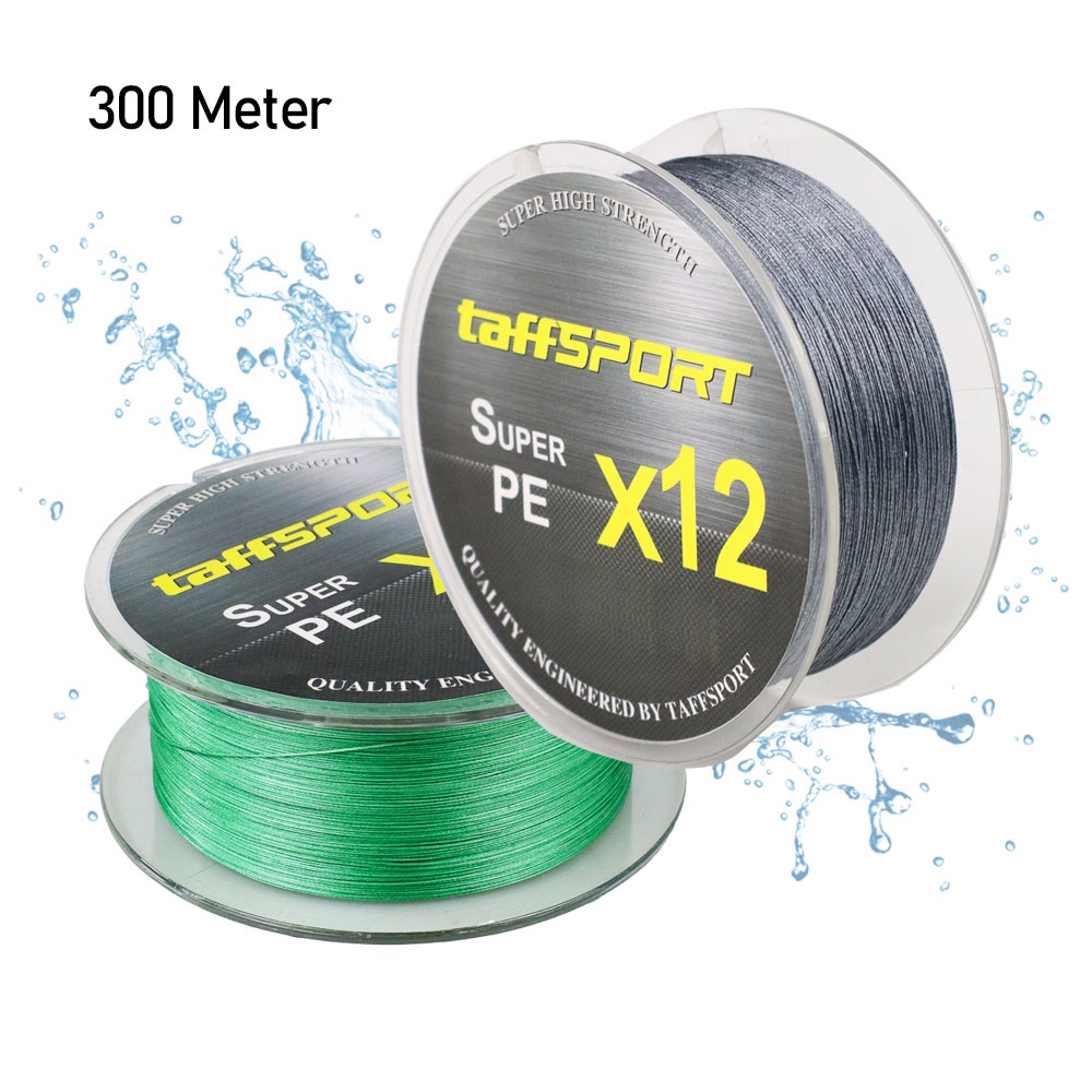 Jual TaffSPORT Benang Senar Pancing Super PE Braided 300 Meter - X12 ...