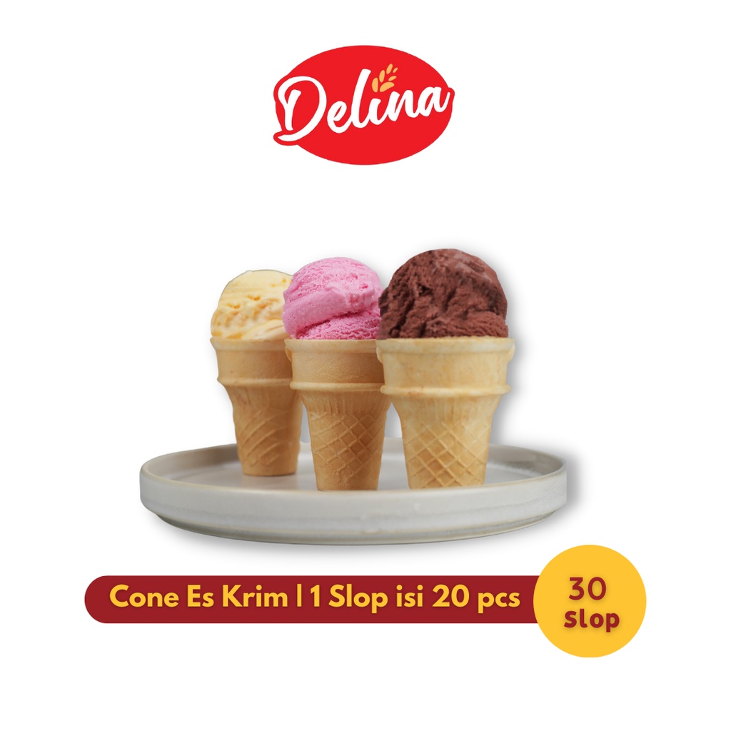 Jual Cone Es Krim DELINA | Shopee Indonesia