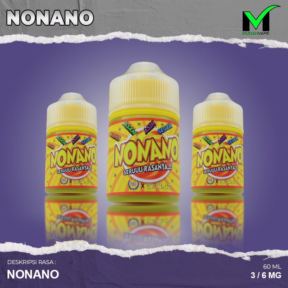 Jual Liquid Nonano By Juice Cartel 60ml Bercukai | Shopee Indonesia