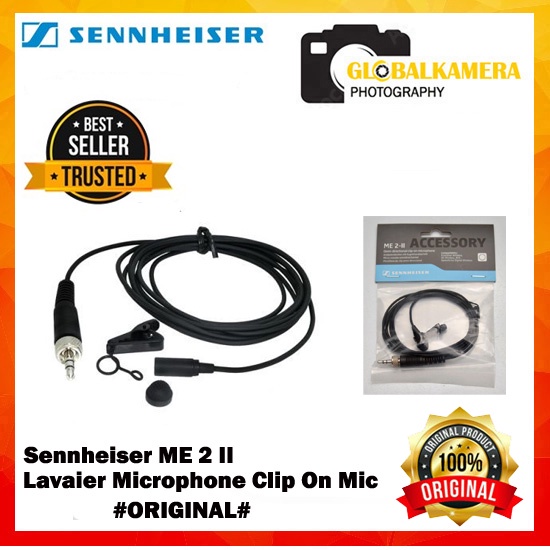 Jual Sennheiser ME 2 II Lavaier Microphone Clip On Mic (Original) | Shopee Indonesia