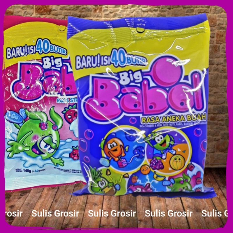 Jual Big babol permen karet Per Sak Isi 40 butir | Shopee Indonesia