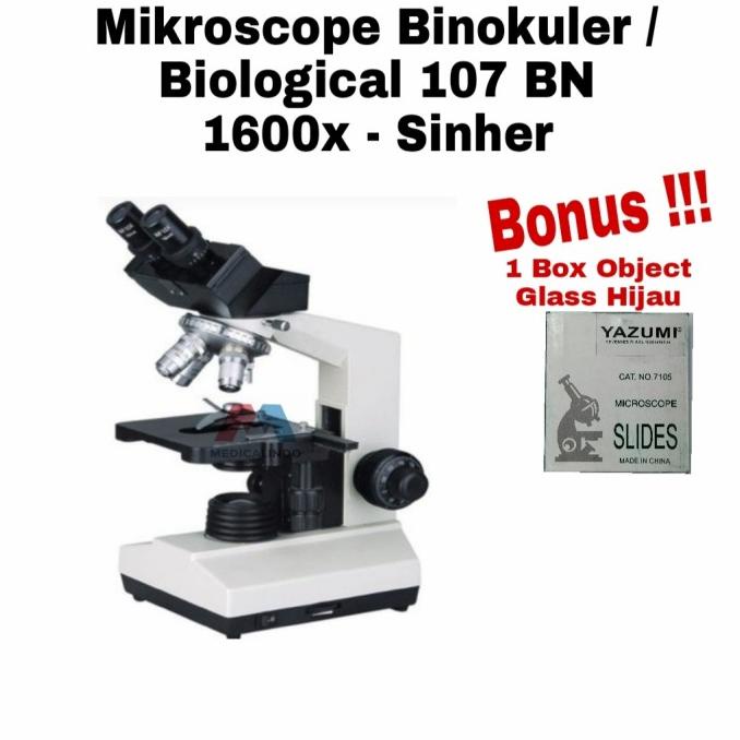 Jual Mikroscope Binokuler Biological 107BN Mikroskop Biologi 107 BN ...