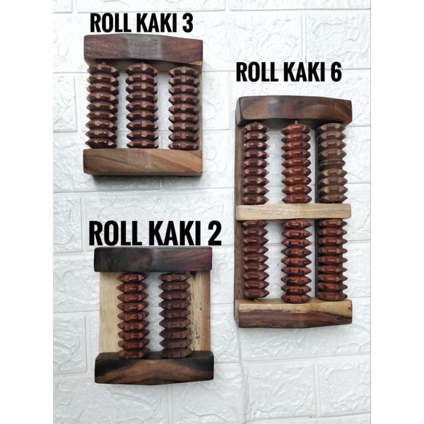 Jual Alat Pijat Kayu Sonokeling untuk Kaki 2 / 3 / 4 / 6 Gerigi / roll ...