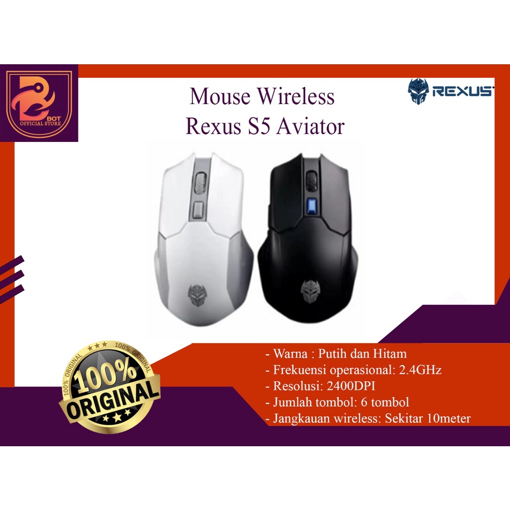 Jual Mouse Gaming Rexus Arka RX107 RGB - Wireless RX 107 Macro Gaming ...