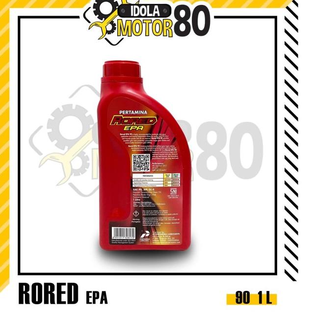 Jual Oli pertamina rored epa sae 90 api GL-4 isi 1 liter | Shopee Indonesia