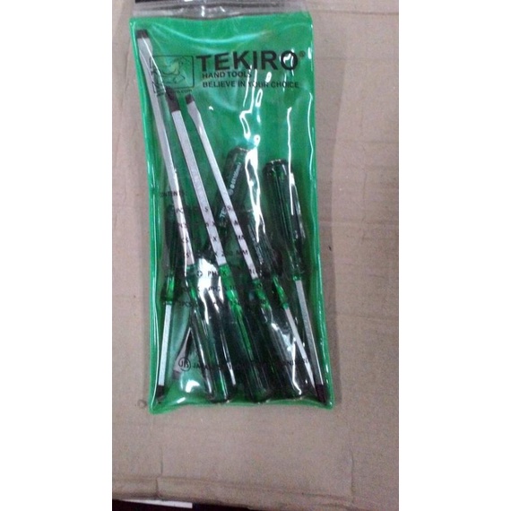 Jual Obeng Ketok Tekiro Set 7 pcs Obeng Getok Tekiro Original | Shopee ...