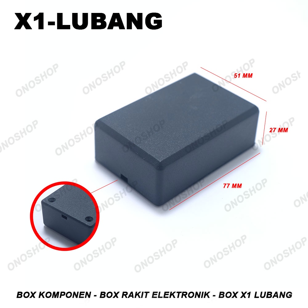 Jual Box X1 Lubang - Box Komponen Rakitan Listrik Box Plastik DIY ...