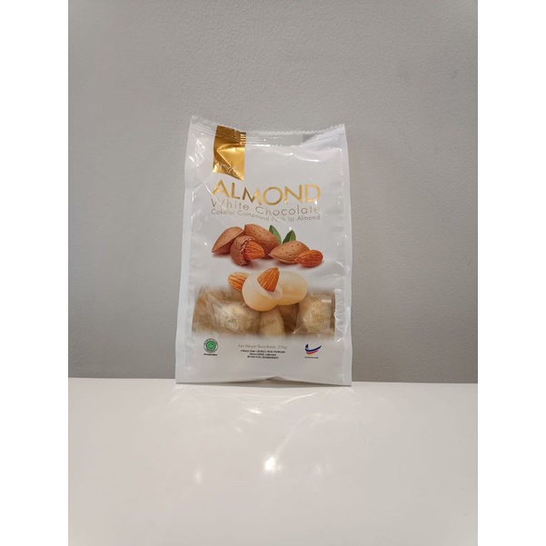 Jual COKELAT PUTIH ALMOND | WHITE CHOCOLATE ALMOND TYL 250 gram ...