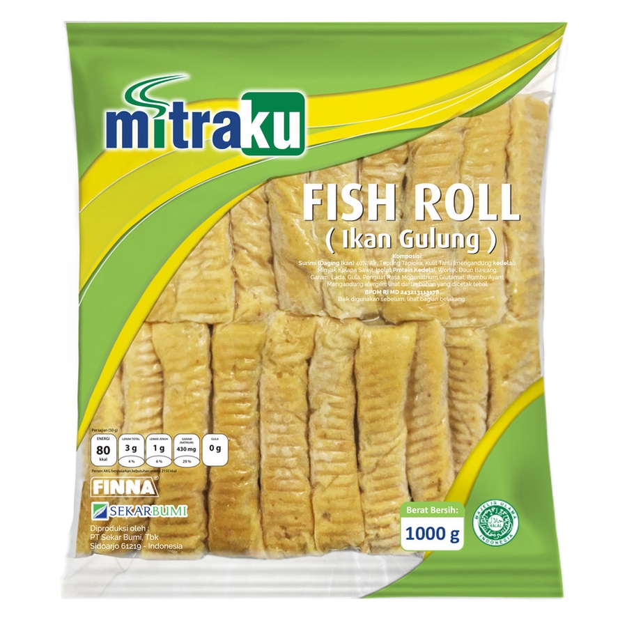 Jual Mitraku Fish Roll [500gr & 1kg] Ikan Gulung Fish Roll | Shopee ...