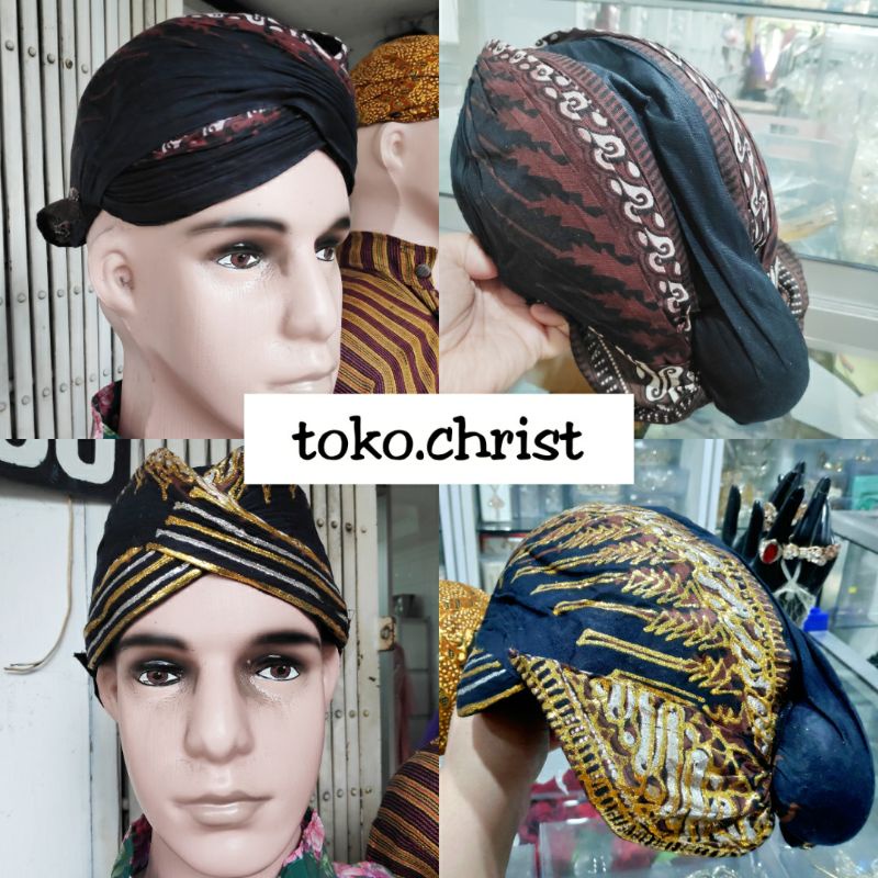 Jual blankon blangkon tradisional adat jogja jawa dewasa / anak untuk ...