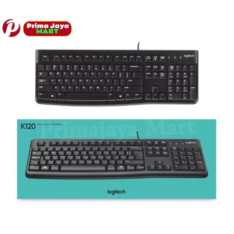 Jual LOGITECH CABLE KEYBOARD K120 USB | KEYBOARD K 120 ORIGINAL ...