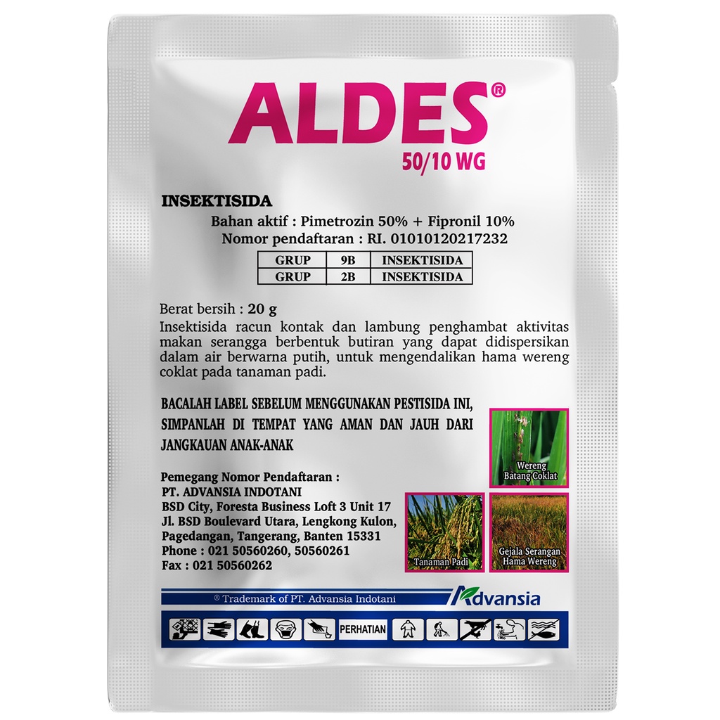Jual ALDES 50/10 WG 100gr | Shopee Indonesia