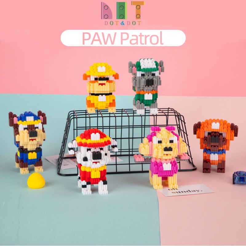 Jual Nano Block Paw Patrol Building Block Series anjing lucu Mainan ...