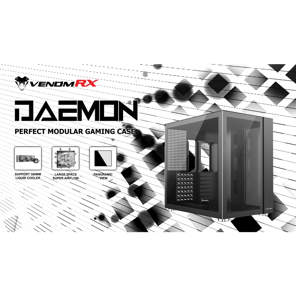 Jual Venom Rx Case Daemon Black XL - Venomrx Tempered Casing | Shopee ...