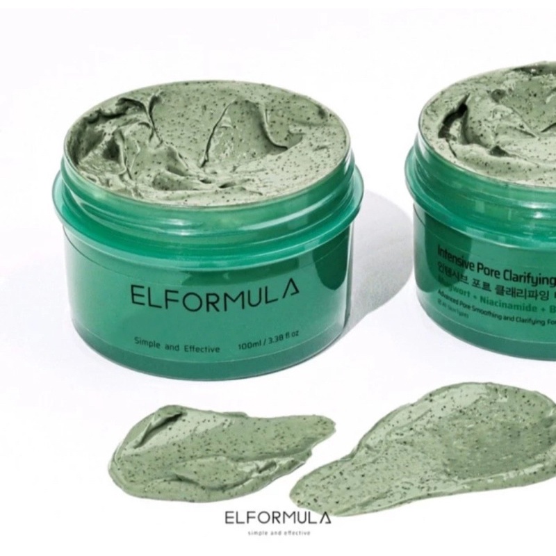 Jual Elformula Intensive Pore Clarifying Mugwort Mask | Shopee Indonesia