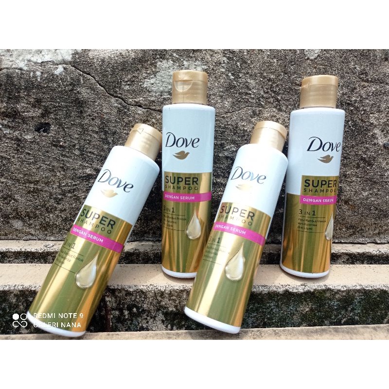 Jual DOVE Super Shampoo Serum 3in1 125ml | Shopee Indonesia