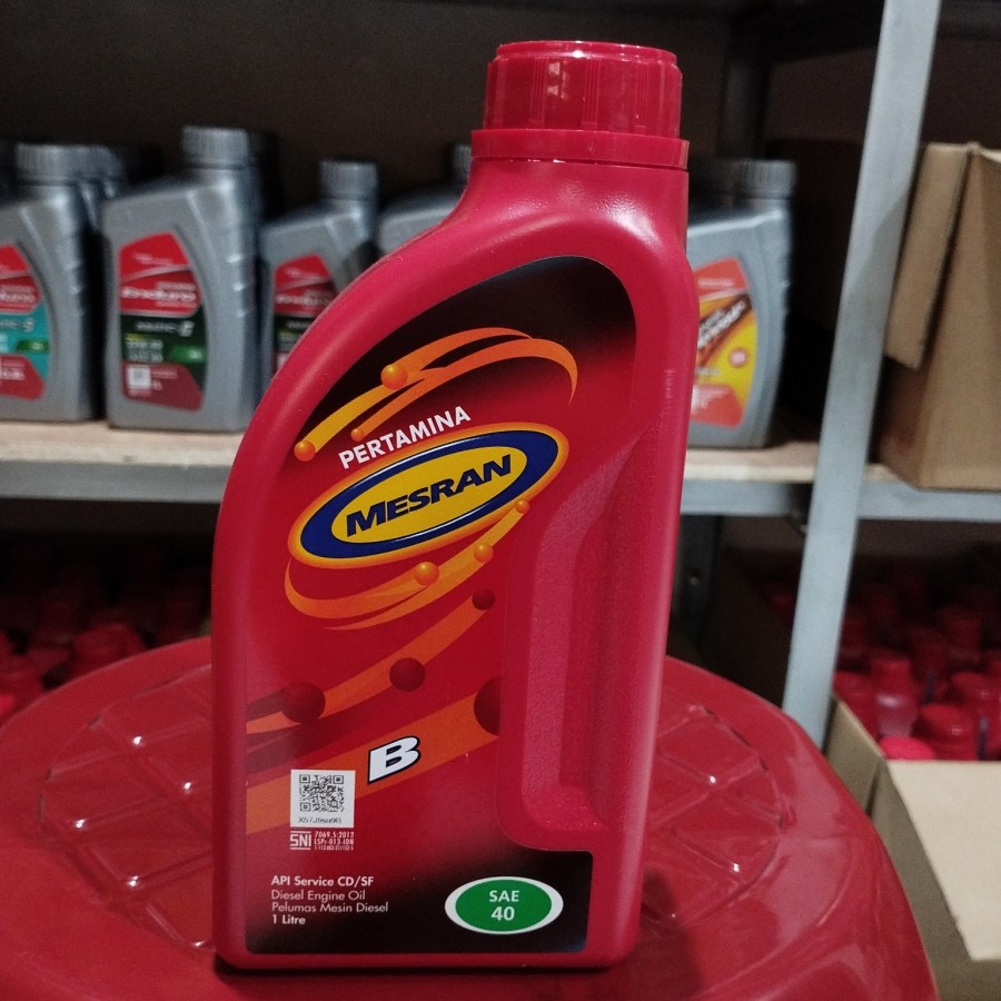 Jual Pertamina Mesran B40 ukuran 1 liter | Shopee Indonesia