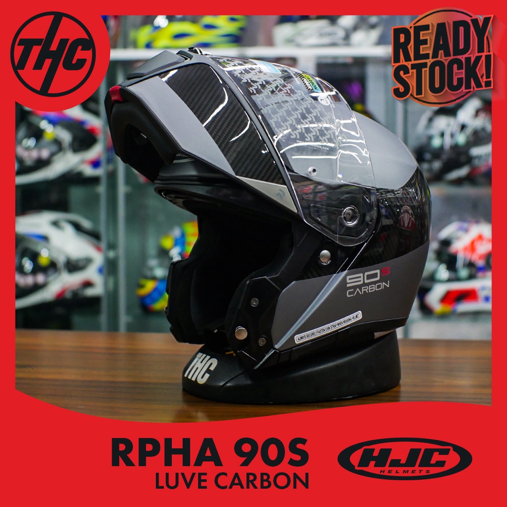 Jual HJC RPHA90S CARBON LUVE MODULAR HELM RPHA 90S CARBON FIBER ...