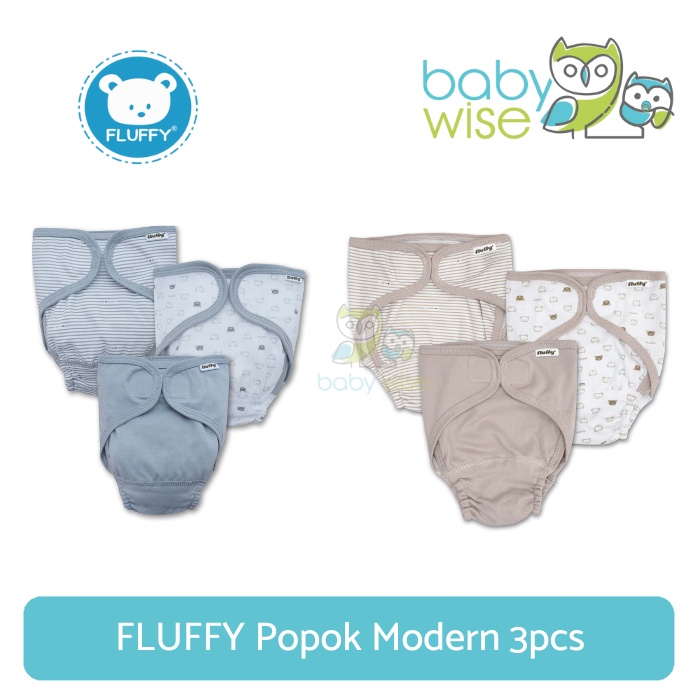 Jual FLUFFY Popok Modern 3pcs | Shopee Indonesia