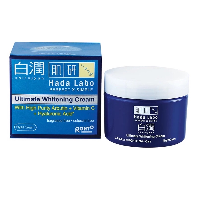 Jual Hadalabo Cream muka perpect gel Shirojyun Ultimate from japan ...