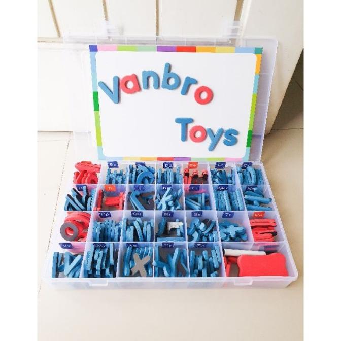 Jual MAINAN EDUKASI ANAK MAGNETIC ALPHABET MOVEABLE ALPHABET MONTESSORI ...