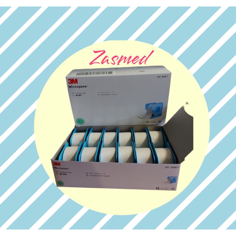 Jual Micropore 3m 1/2 inch / Micropore 1 inch / Micropore 2 inch ...