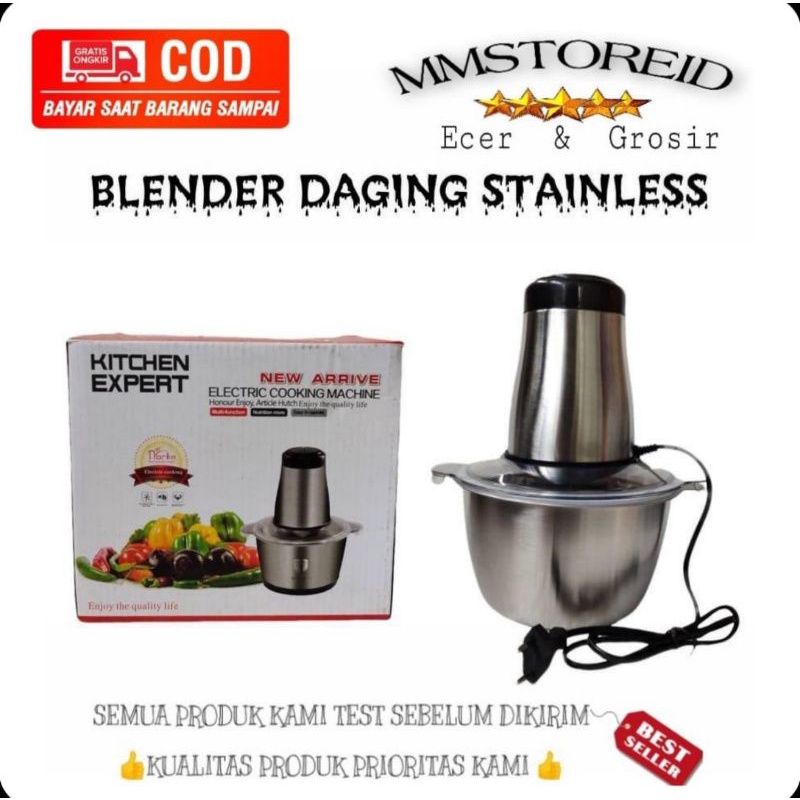 Jual MM - Blender daging stainless steel / chopper serbaguna daging ...