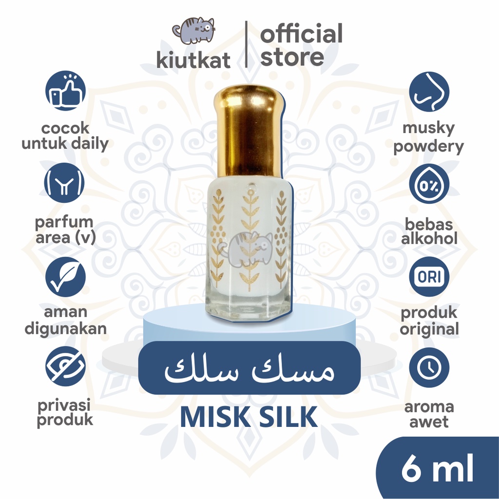 Jual MISK SILK / MISK THAHARAH Parfum Miss V Original Isi 6ml | Shopee ...