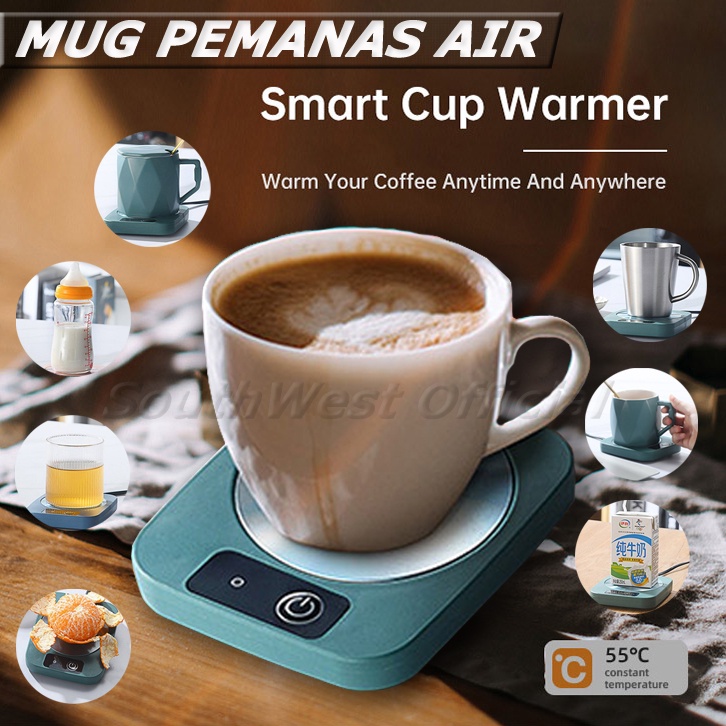 Jual SMART COASTER ALAT PEMANAS AIR PORTABLE GELAS PEMANAS AIR GELAS ...