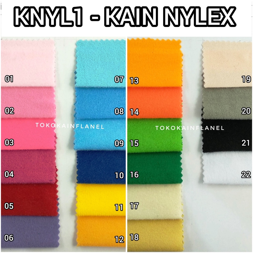 Jual KNYL1 Kain Nylex (Bahan Boneka/Bantal) Ukuran 85x115cm | Shopee Indonesia