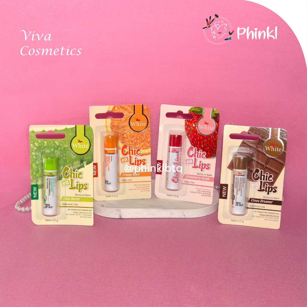 Jual `ღ´ PHINKL `ღ´ Chic on Lips Viva lipbalm lipgloss pelembab bibir ...