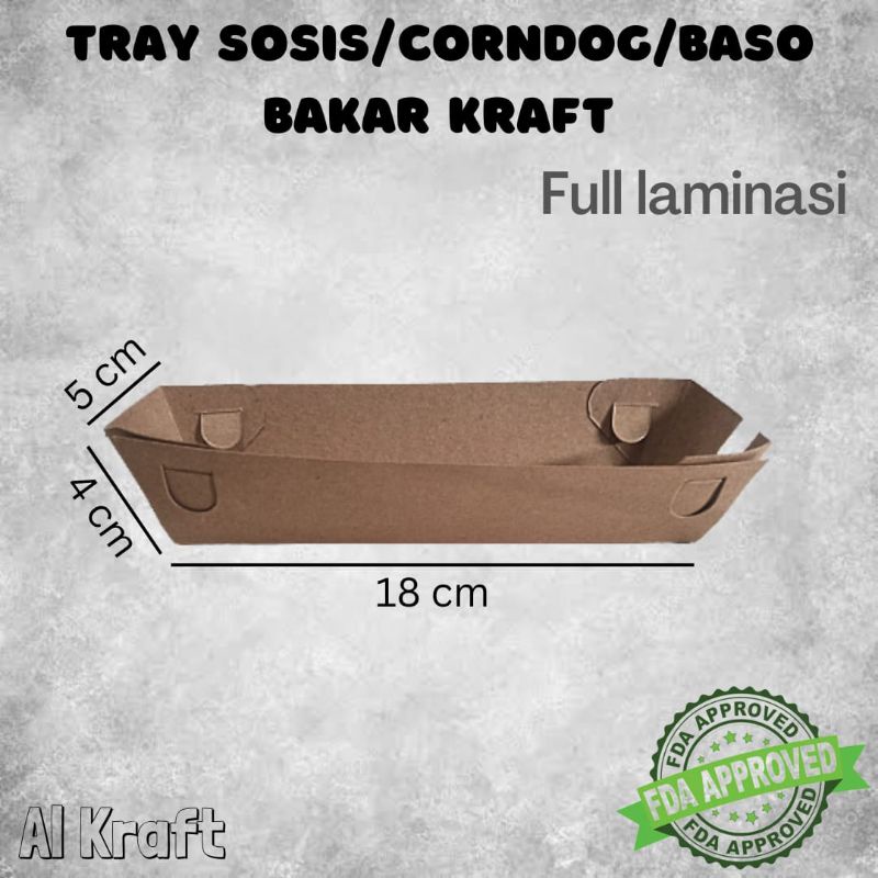 Jual Paper Food Tray Sosis Bakar/Corndog | Shopee Indonesia