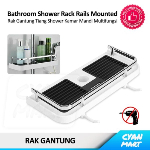 Jual Jual Rak Gantung Tiang Shower Kamar Mandi Bathroom Shelf Rack ...