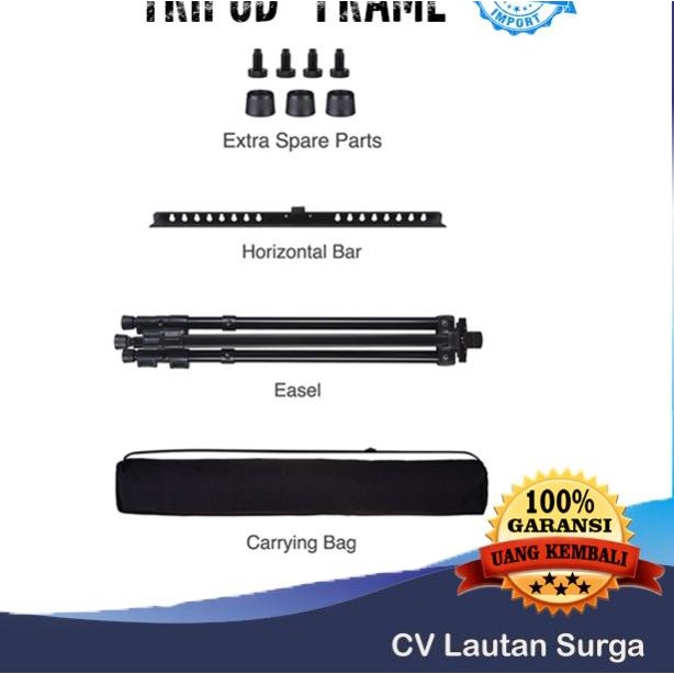Jual Tripod Frame MURAH Stand Frame Foto TRipod Whiteboard, Stand Lukis ...