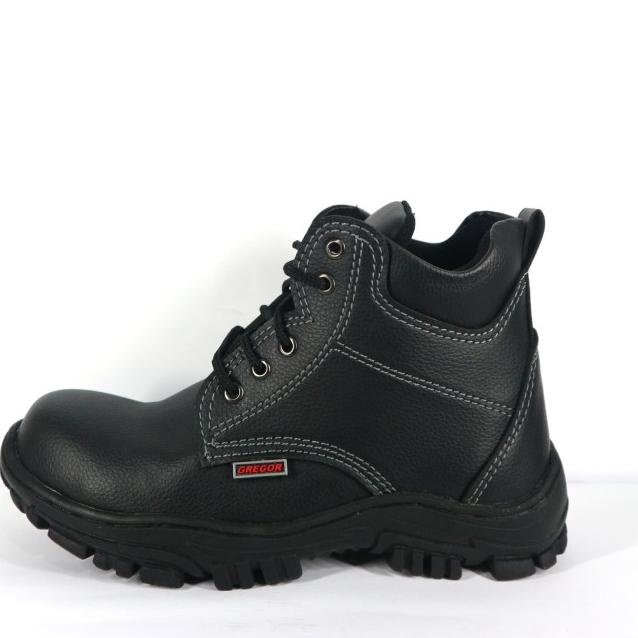 Jual SEPATU SAFETY PROYEK,SEMI BOOT TALI(HITAM) | Shopee Indonesia