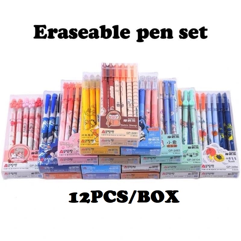 Jual Erasable Pena (12pcs) pen bisa hapus | Shopee Indonesia