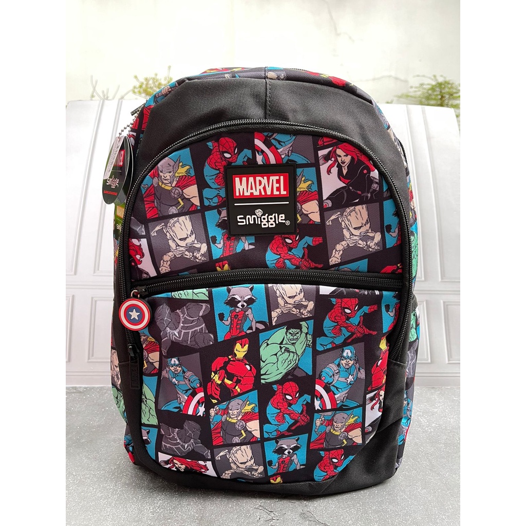 Jual SMIGGLE X MARVEL BACKPACK SOFTCASE / TAS RANSEL SMIGGLE | Shopee ...