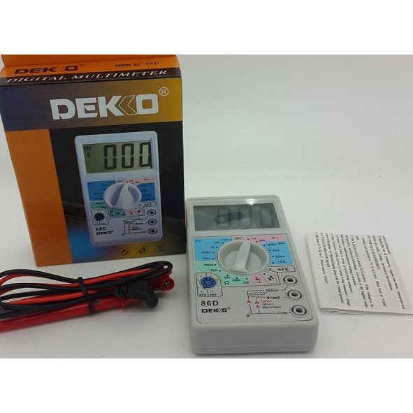 Jual Digital Multitester Dekko 86D ( layar jumbo ) | Shopee Indonesia