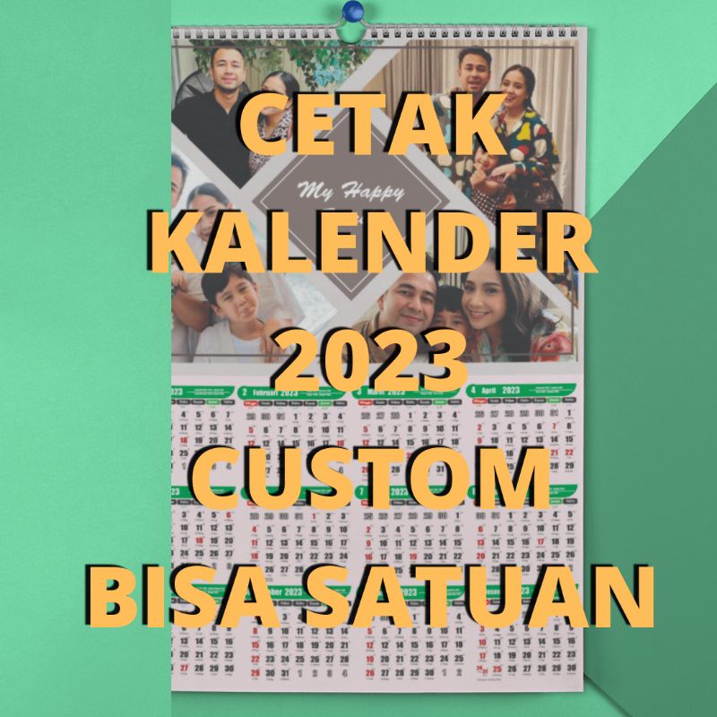 Jual CETAK KALENDER CUSTOM A3+ | Shopee Indonesia