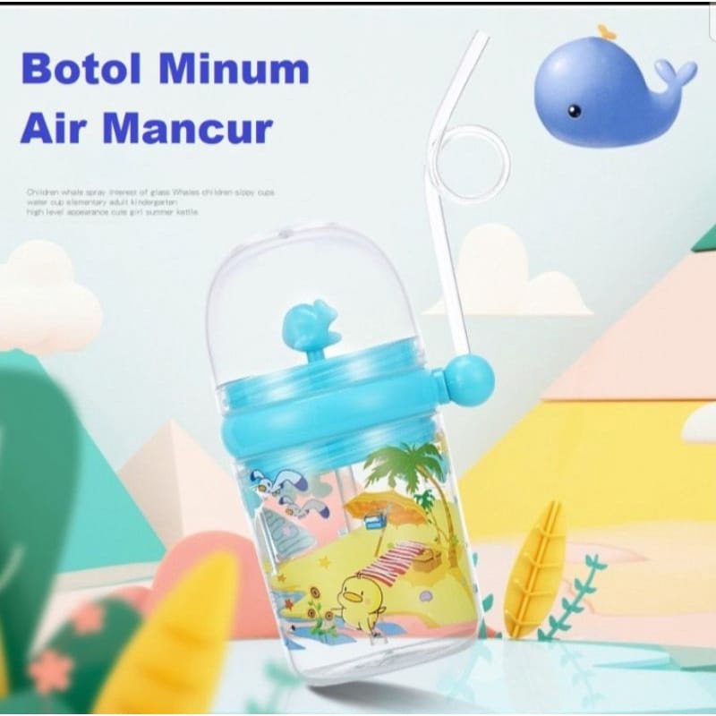 Jual Botol air minum anak model Lumba semprot air unik | Shopee Indonesia