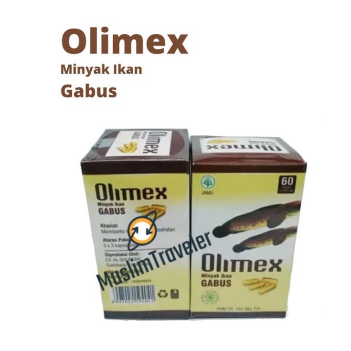 Jual Olimex Minyak Ikan Gabus 60 Kapsul Asli | Shopee Indonesia